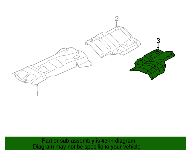 59024SG002 - Rear Shield - 2014-2022 Subaru | Subaru Parts Exchange