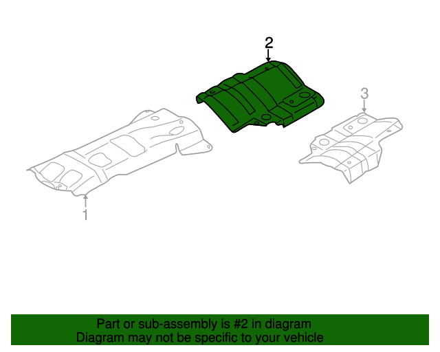 2015-2022 Subaru Rear Shield 59024FJ022 | Subaru Parts Store