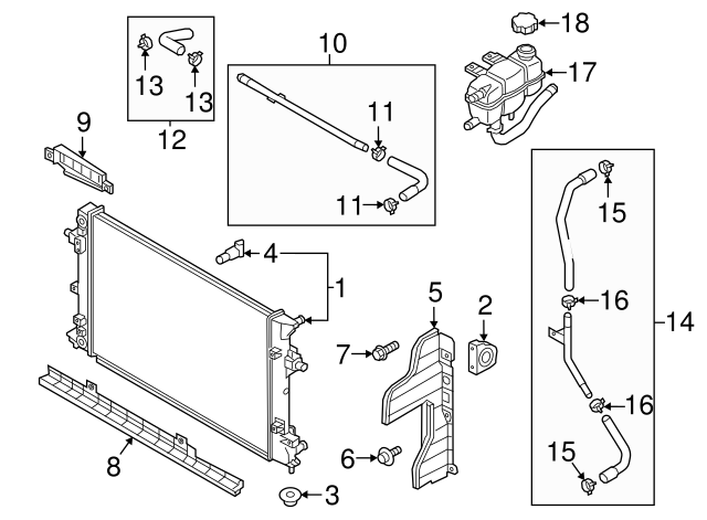 2017-2021 Hyundai Ioniq Radiator 25310-G7000 | OEM Parts Online