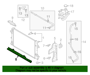 2017-2024 Hyundai Air Guide 29135-G7500 | OEM Parts Online
