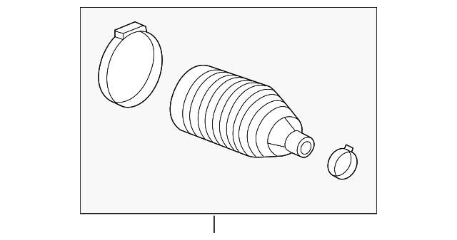 2013-2016 Chevrolet Rack and Pinion Boot Kit with Clamps 95967278 GM ...