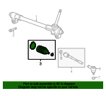 2013-2016 Chevrolet Rack and Pinion Boot Kit with Clamps 95967278 GM ...