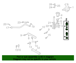 1984-2006 Jeep Balljoint 83500202AB | MoparPartsCanada.ca