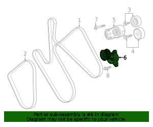 Drive Belt Tensioner 12735533 | NewGMParts.com
