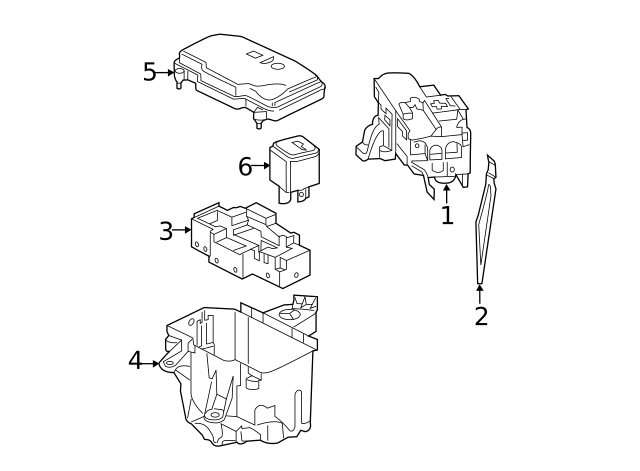 2013-2020 Mercedes-Benz Fuse Box 222-540-59-28 | Mercedes-Benz Parts