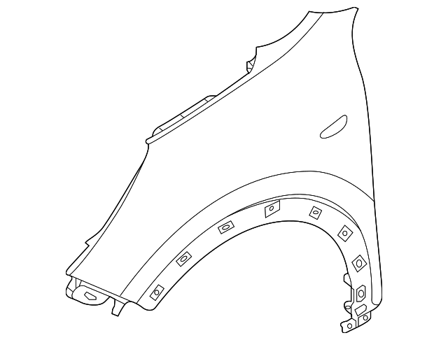 66311-G5000 - Fender 2017-2022 Kia | Kia.Parts Store