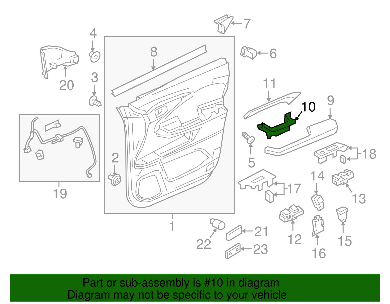 83554-TG7-A01ZB - Pocket L Pull *NH900L* (Deep Black) - 2016-2021 Honda ...