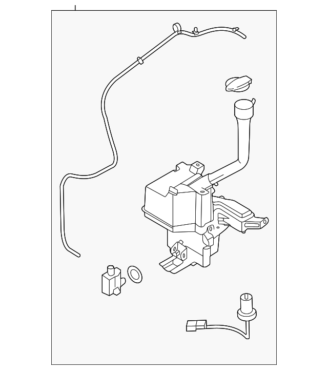 98610-R0100 - Reservoir Assembly 2022-2023 Kia Carnival | Kia.Parts Store