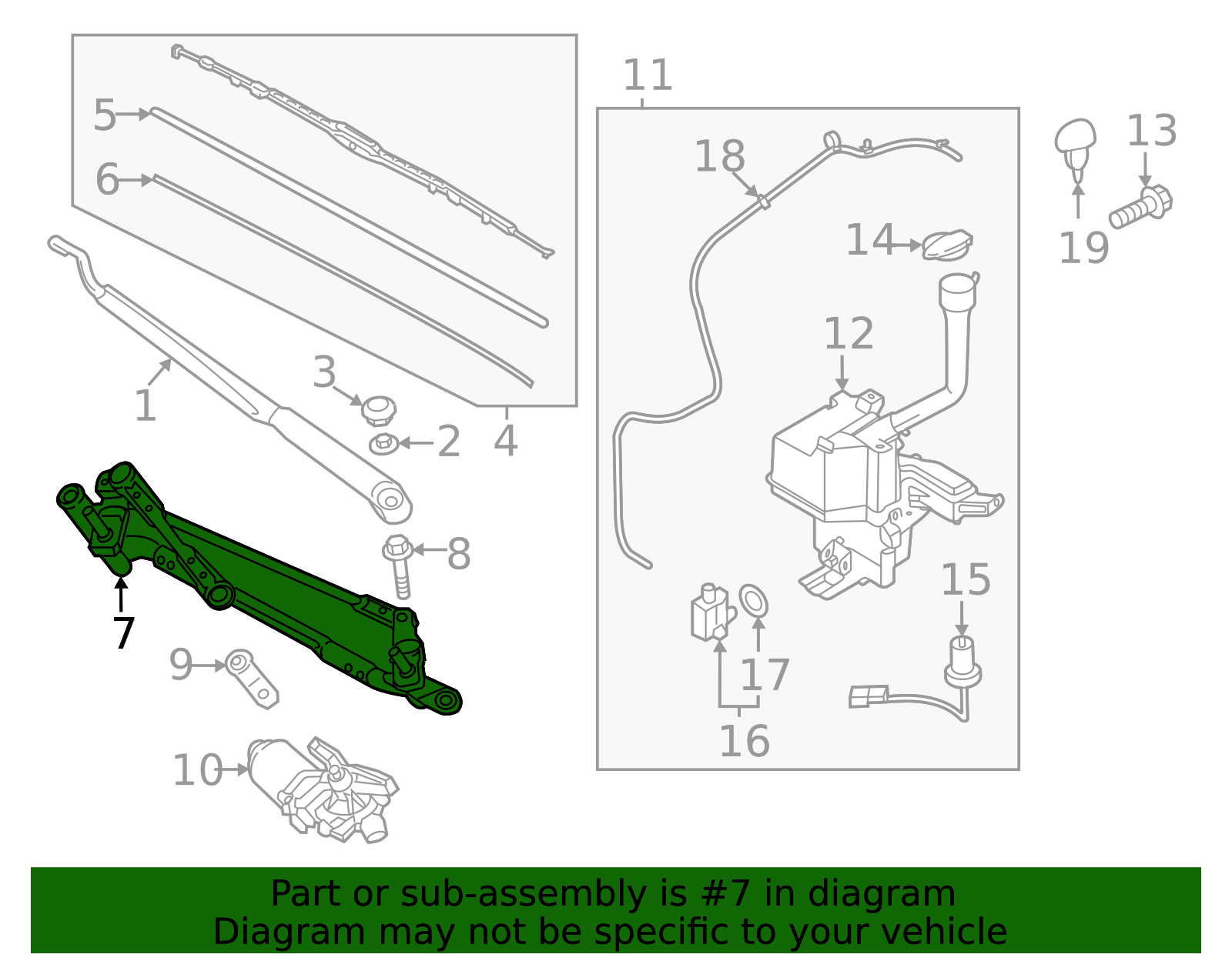 98120-R0000 - Windshield Wiper Linkage 2022-2025 Kia Carnival | Kia ...