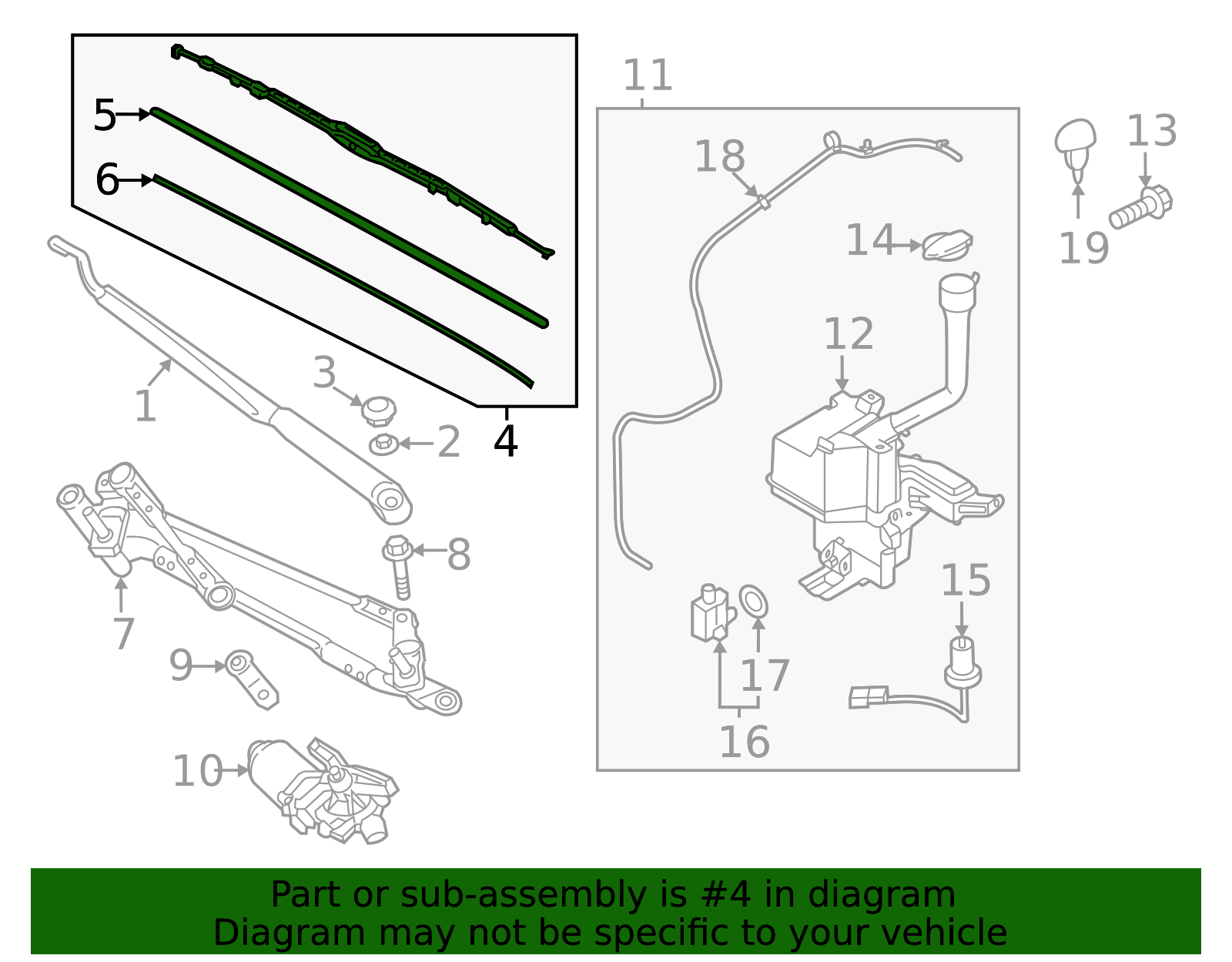 2022-2025 Kia Carnival Windshield Wiper Blade 98360-R0300 | Smithtown ...