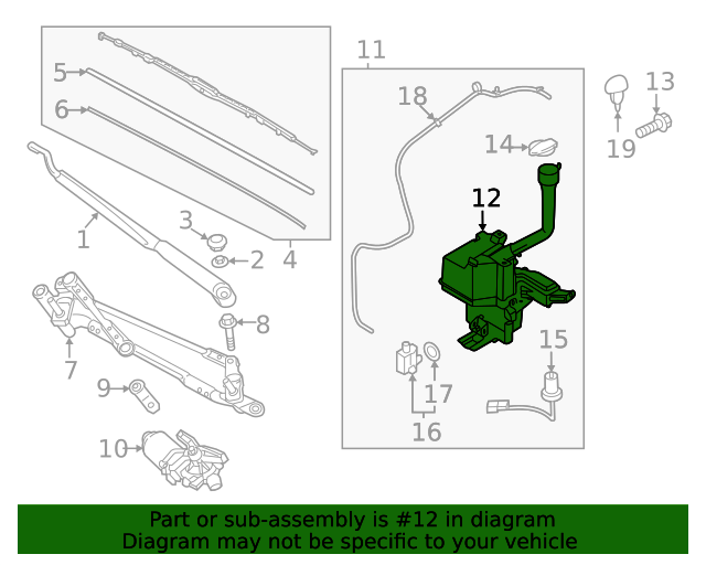 98611-R0100 - Reservoir 2022-2023 Kia Carnival | Kia.Parts Store