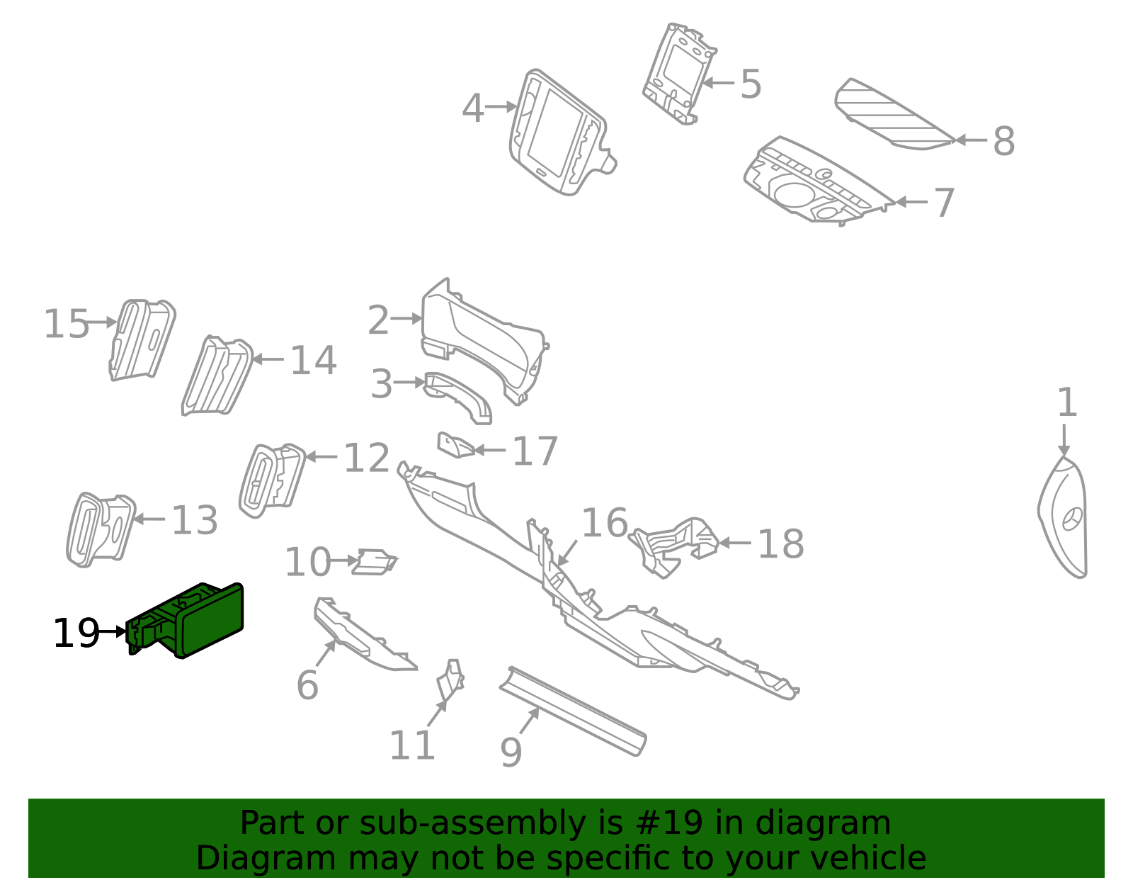31497487 - Courtesy Light 2019-2025 Volvo | AutoNation Parts