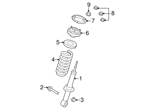 Struts & Components for 2012 Ford F-150 | Genuine OEM Ford Parts ...
