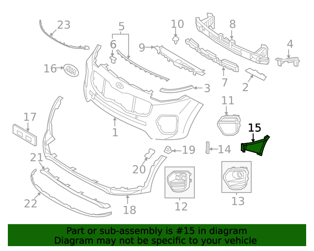 86573-D9600 - Air Duct 2020-2022 Kia Sportage | Kia.Parts Store