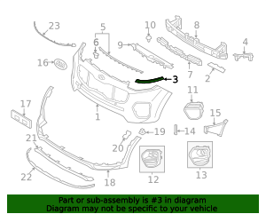 2020-2022 Kia Sportage Center Bracket 86533-D9500 | Kia Parts Online