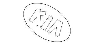 86300-D9700 - Bumper Cover Emblem 2022 Kia Sportage | Kia.Parts Store