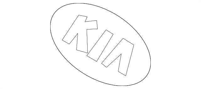 86300-D9700 - Bumper Cover Emblem 2022 Kia Sportage | Kia.Parts Store