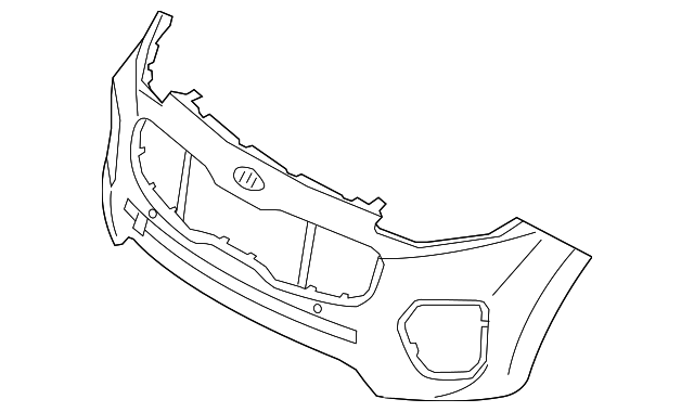 2020-2022 Kia Sportage Bumper Cover 86510-D9510 | Kia Automotive Parts