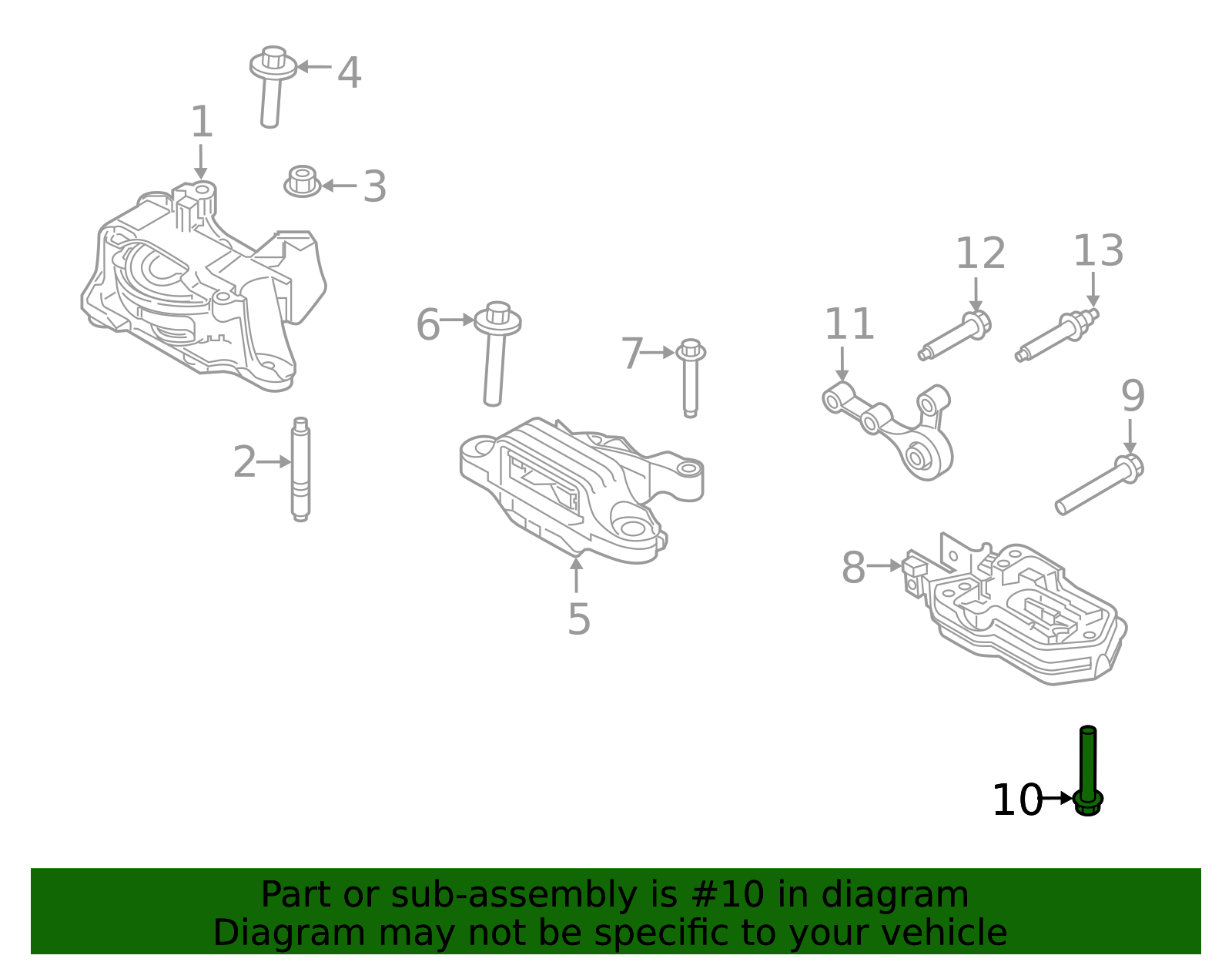 Genuine OEM Ford Part - Bracket Bolt W712449-S439 | Genuine OEM Ford ...