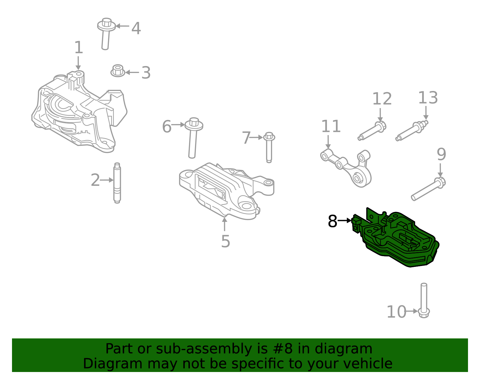 OEM Ford Torque Arm For 2020-2025 Ford - Part No. LX6Z-6068-AF | Karl ...