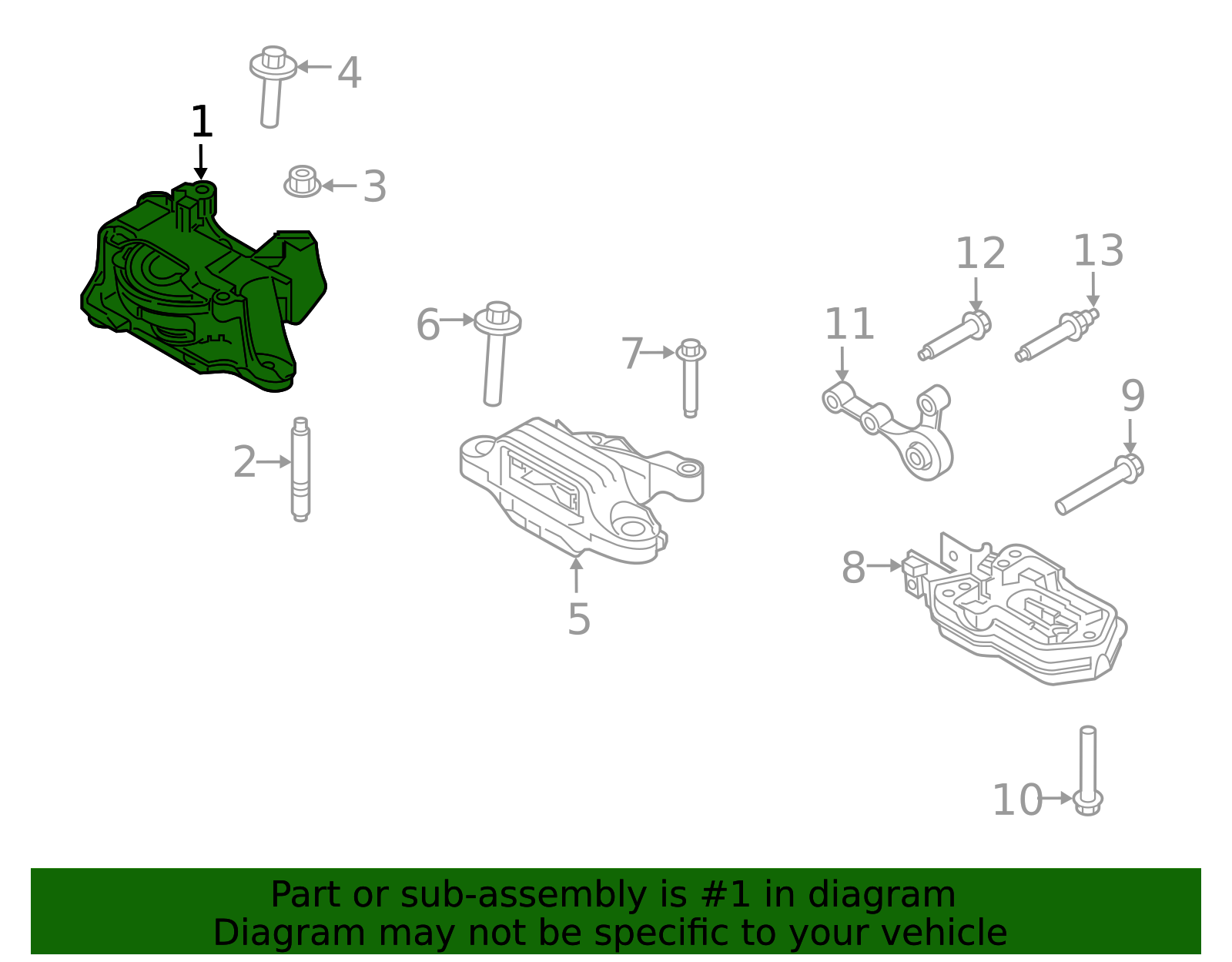 2020-2024 Ford Side Mount LX6Z-6038-G | Ford OEM Parts Outlet