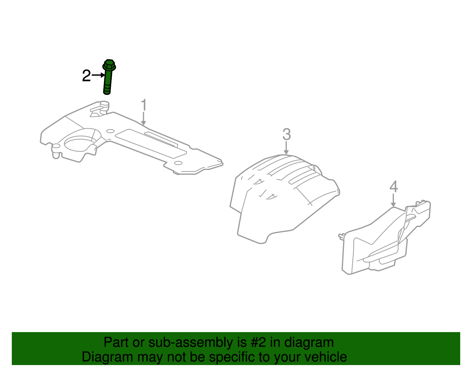 90014-R40-A00 - Engine Cover Bolt 2003-2025 Honda | Honda Parts Online