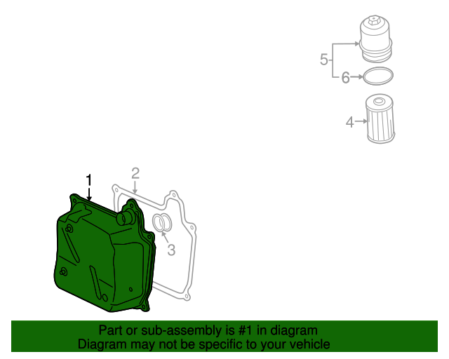 2006-2018 Audi Automatic Transmission Cover 02E-325-201-D | OEM Parts ...