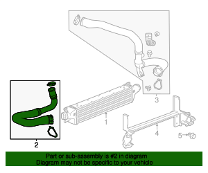 94516222 - Intercooler Inlet Air Hose 2013-2020 GM | AutoNation Parts