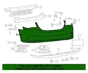 2011-2020 Mopar Fascia 68088966AB | Mopar Parts Canada