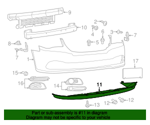 2008-2020 Mopar Air Shield 68320463AA | Mopar Parts Canada