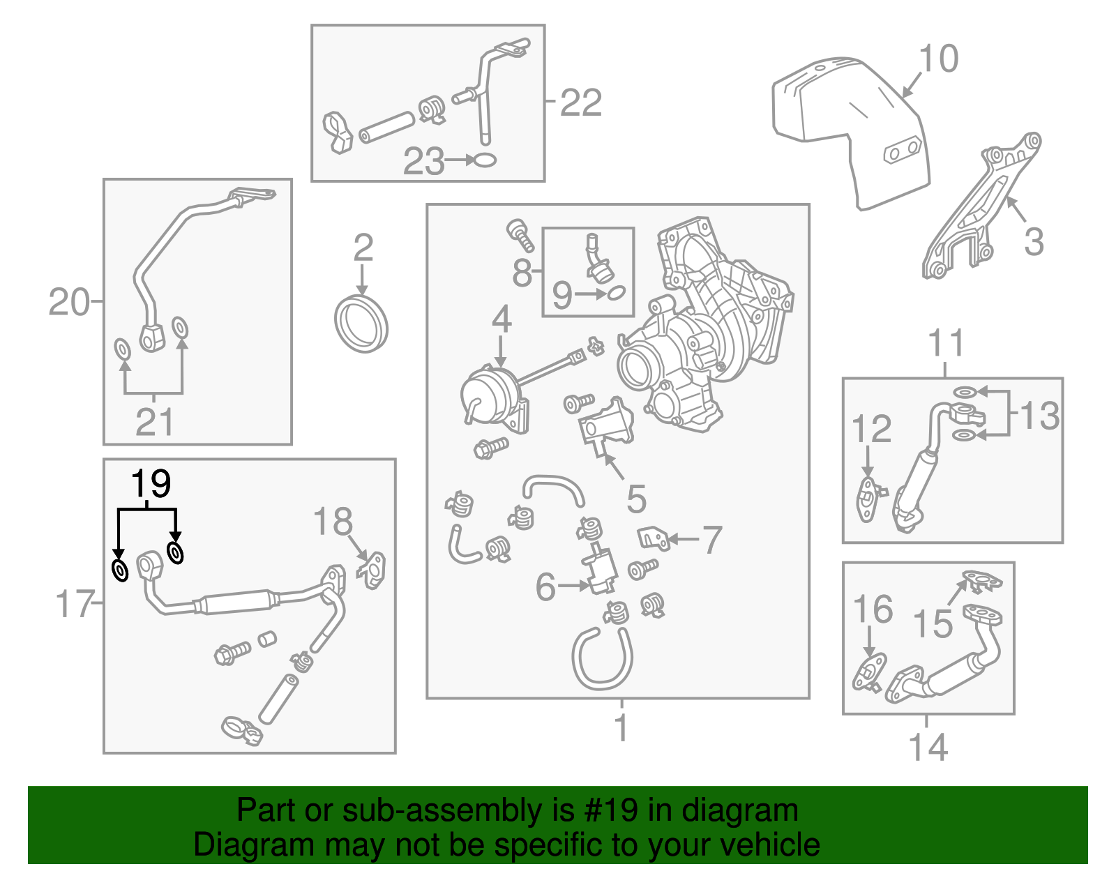 12662186 - Turbocharger Feed Pipe Washer 2013-2025 GM | GMPartsNow