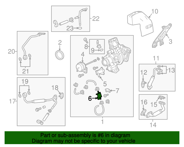 2013-2023 GM Turbocharger Wastegate Solenoid 12649146 GM ...