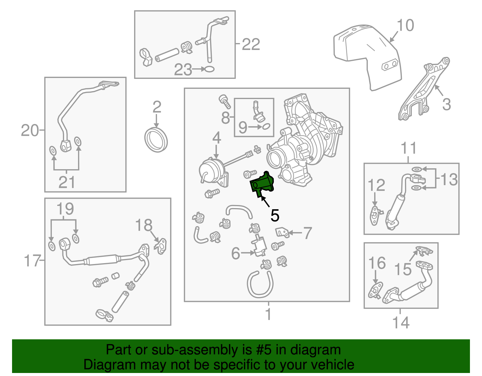 2013-2023 GM Turbocharger Bypass Valve Solenoid 12653327 | OEM Parts Online
