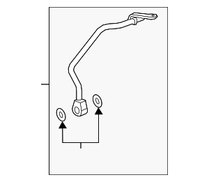 2013-2023 GM Turbocharger Coolant Return Pipe 12679313 GM ...
