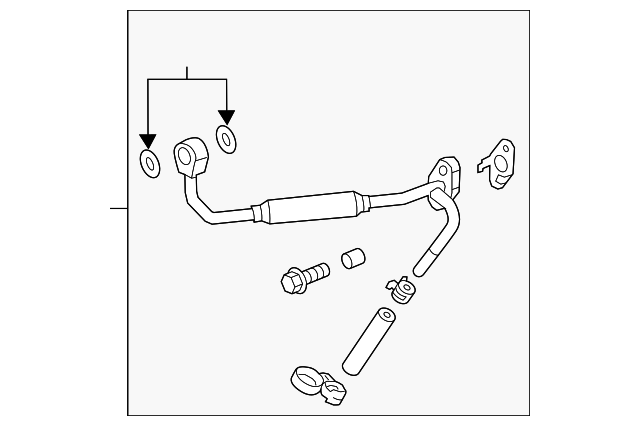 12683237 GM Turbocharger Coolant Feed Pipe | GM Parts Store