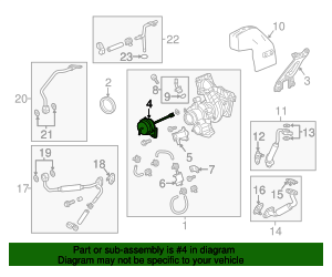 2013-2023 GM Turbocharger Wastegate Actuator 12650093 GM ...
