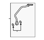 2013-2023 GM Turbocharger Coolant Return Pipe 12679313 GM ...