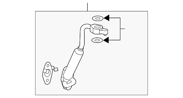 2013-2023 GM Turbocharger Oil Feed Pipe 12679314 GM | GMPartsDirect.com