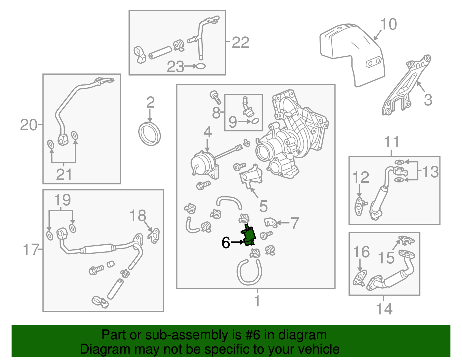 12649146 - Turbocharger Wastegate Solenoid 2013-2023 GM | Chevrolet ...