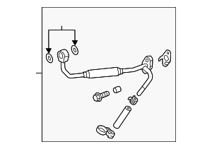 12683237 GM Turbocharger Coolant Feed Pipe | GM Parts Store