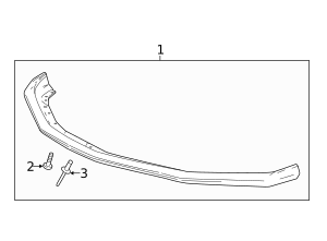 2020-2024 Chevrolet Camaro Exterior Trim, Front Fascia Extension ...