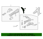 2020-2021 Nissan Sentra Rail Reinforced F4191-6LBMA | Nissan Parts Store