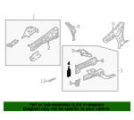 2020-2024 Nissan Sentra Front Bracket G51F6-6LBMA | OEM Parts Online