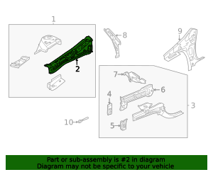 F4180-6LBMA - Upper Rail 2020-2024 Nissan Sentra | Nissan Parts ...