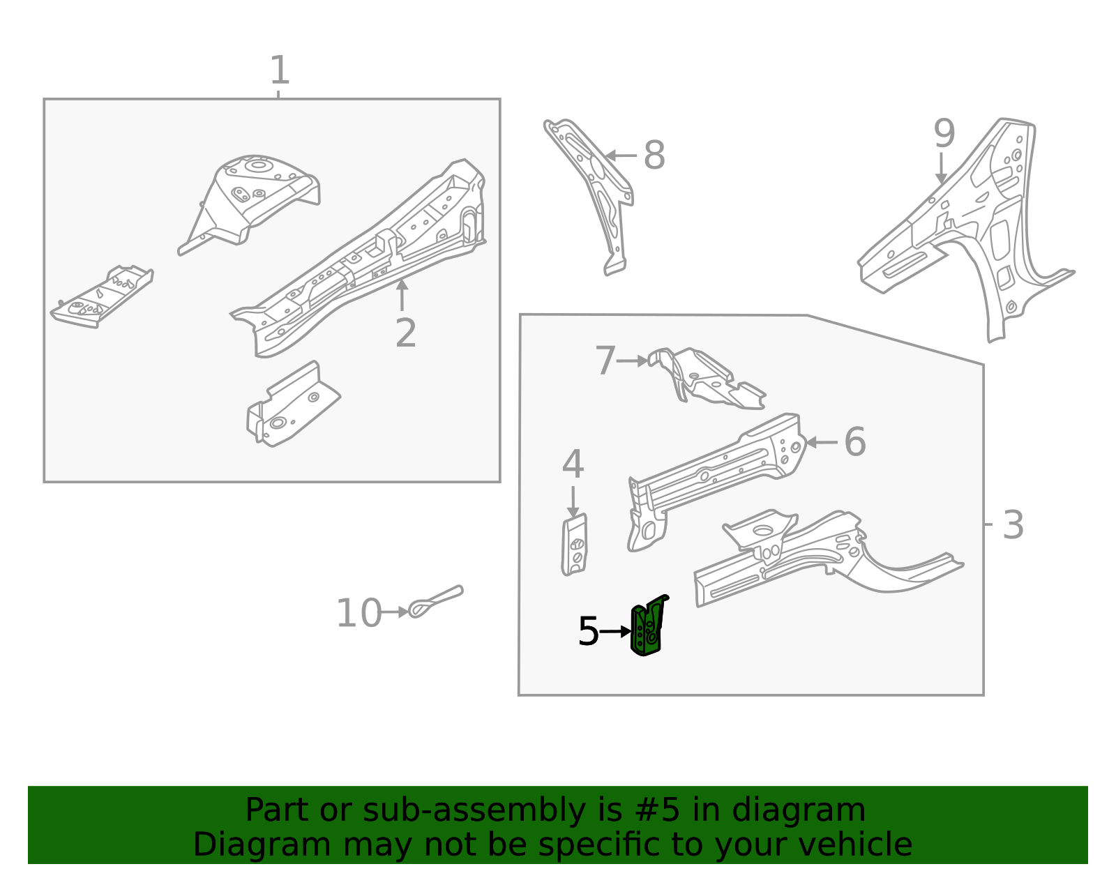 2020-2025 Nissan Sentra Rail Extension G51F0-6LBMA | Team Nissan Inc.