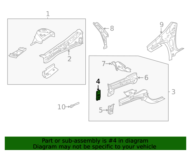 2020-2021 Nissan Sentra Front Bracket G51F7-6LBMA | QuirkParts