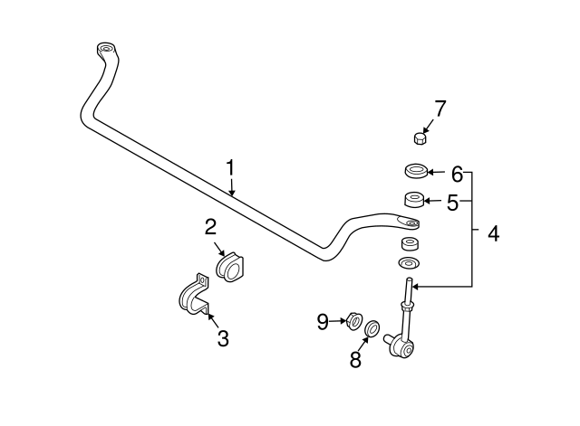 54810-3E000-DS - Stabilizer Link 2003-2004 Kia Sorento | Kia.Parts Store