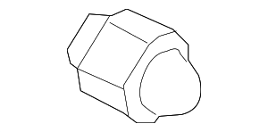 2009-2020 Nissan Wheel Nut 40224-JK00A | TascaParts.com