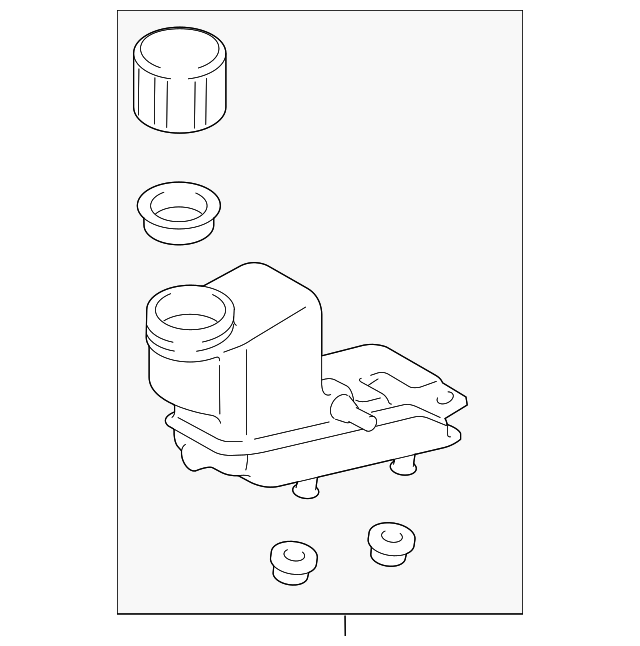 GP7B-43-550A - Reservoir Tank - 2006-2013 Mazda 6 | Mazda Swag