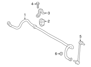 2007-2023 Nissan Suspension Stabilizer Bar Link Nut 01225-N2011 ...